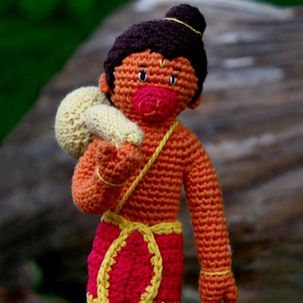 Hanuman Ji Stuffed Plush Toy | Toys For Kids | Handmade Infant Soothe ...